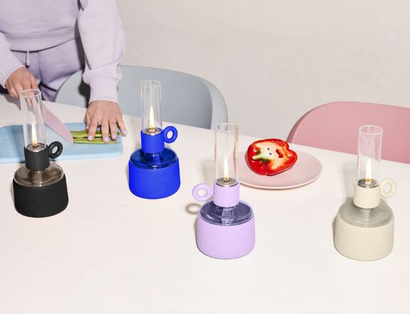 Flamtastique XS: small oil lantern, sleek design | Fatboy