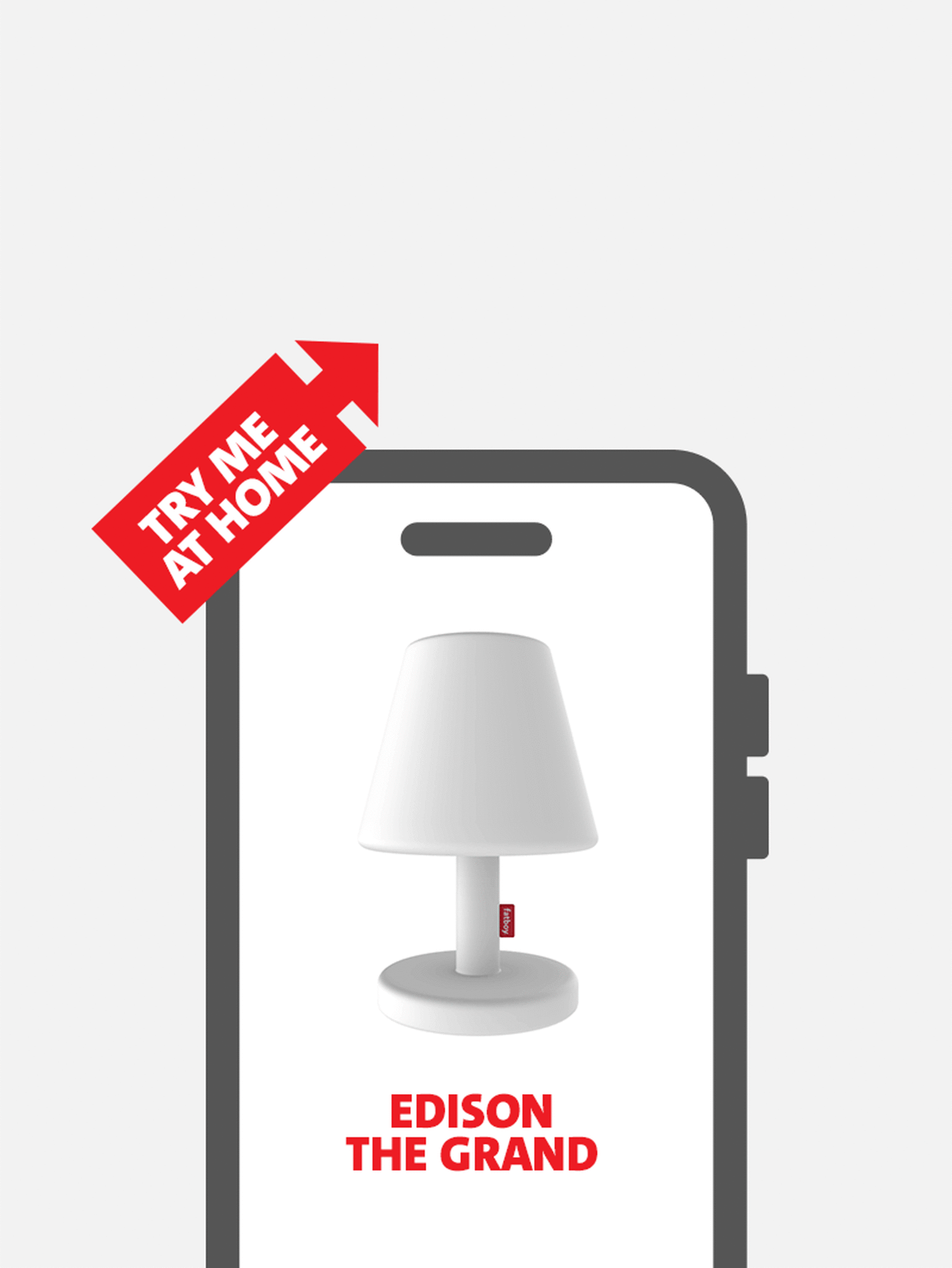 Edison the Grand: A modern white floor lamp | Fatboy