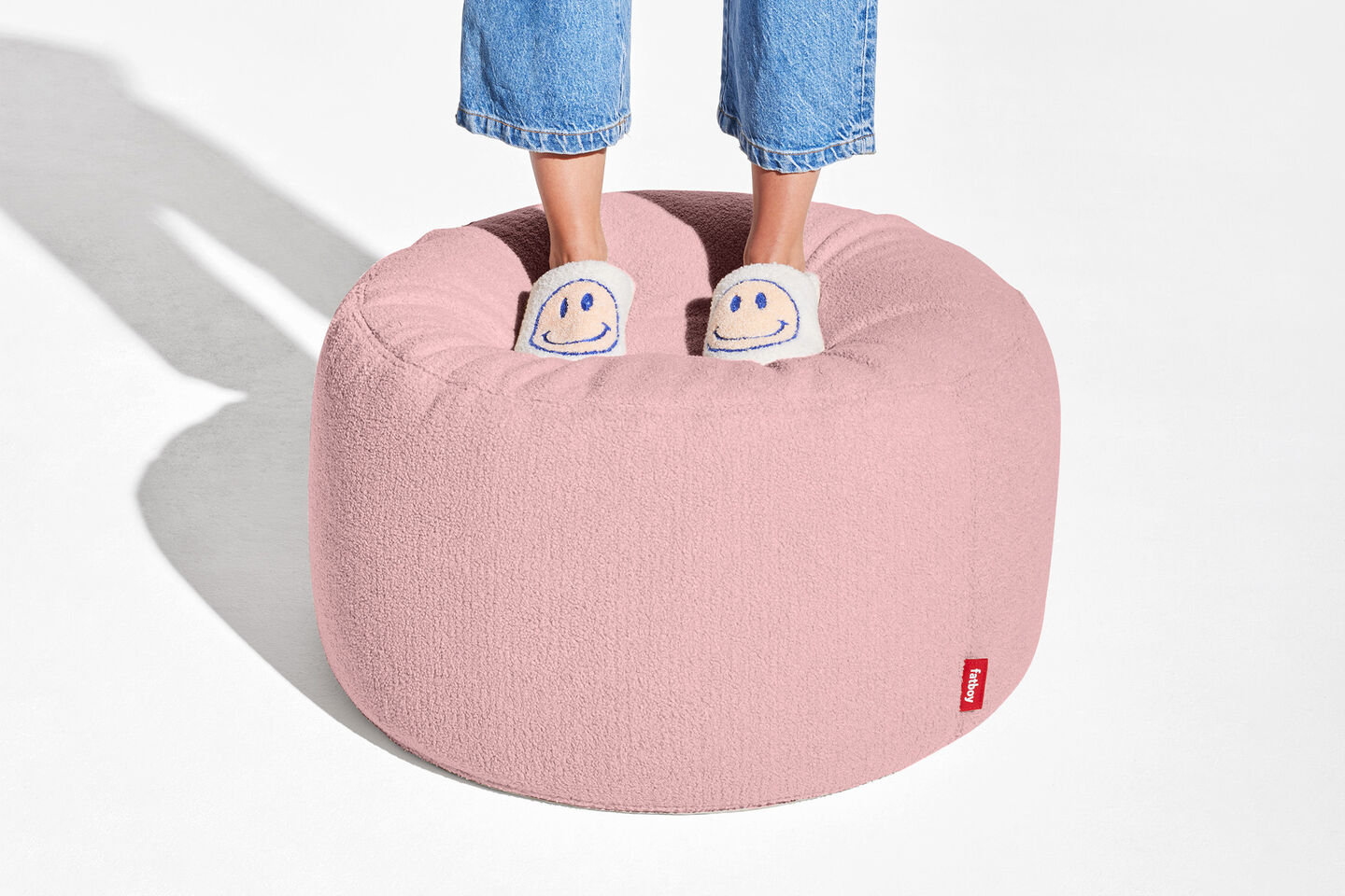 Point Large Sherpa, der kuschelige übergroße Pouf | Fatboy