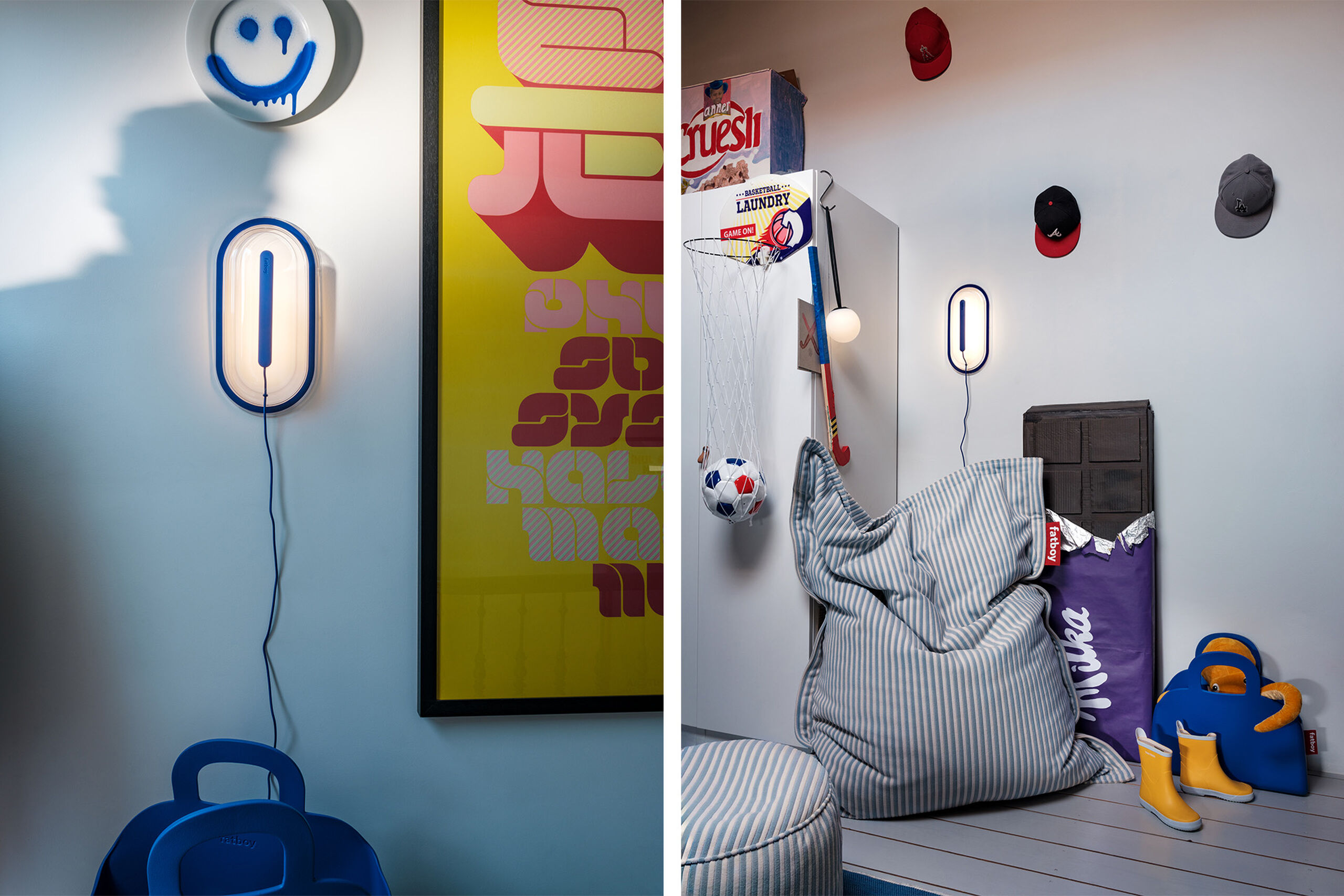Led’s Strip: transparent wall lamp with cord | Fatboy