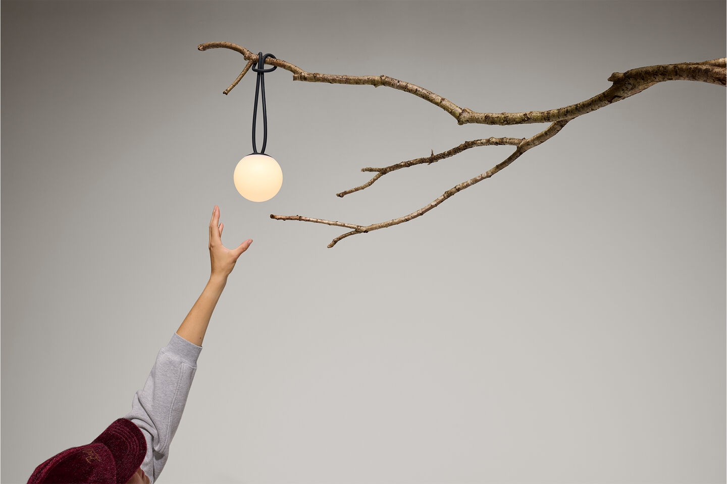 Bolleke Mini la Surprise: small spherical lamp for indoor and outdoor ...