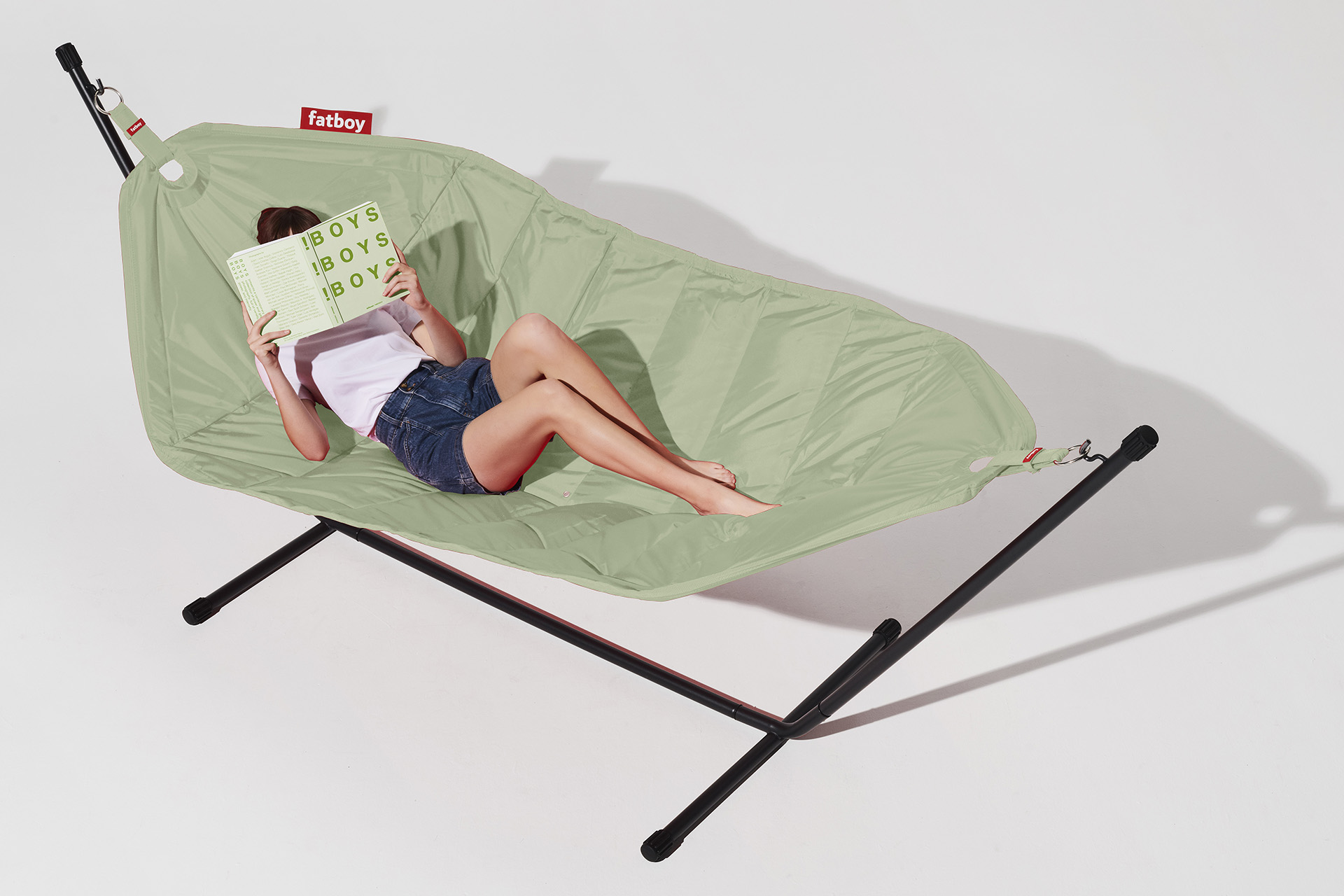 Headdemock: l’amaca pieghevole con supporto | Fatboy