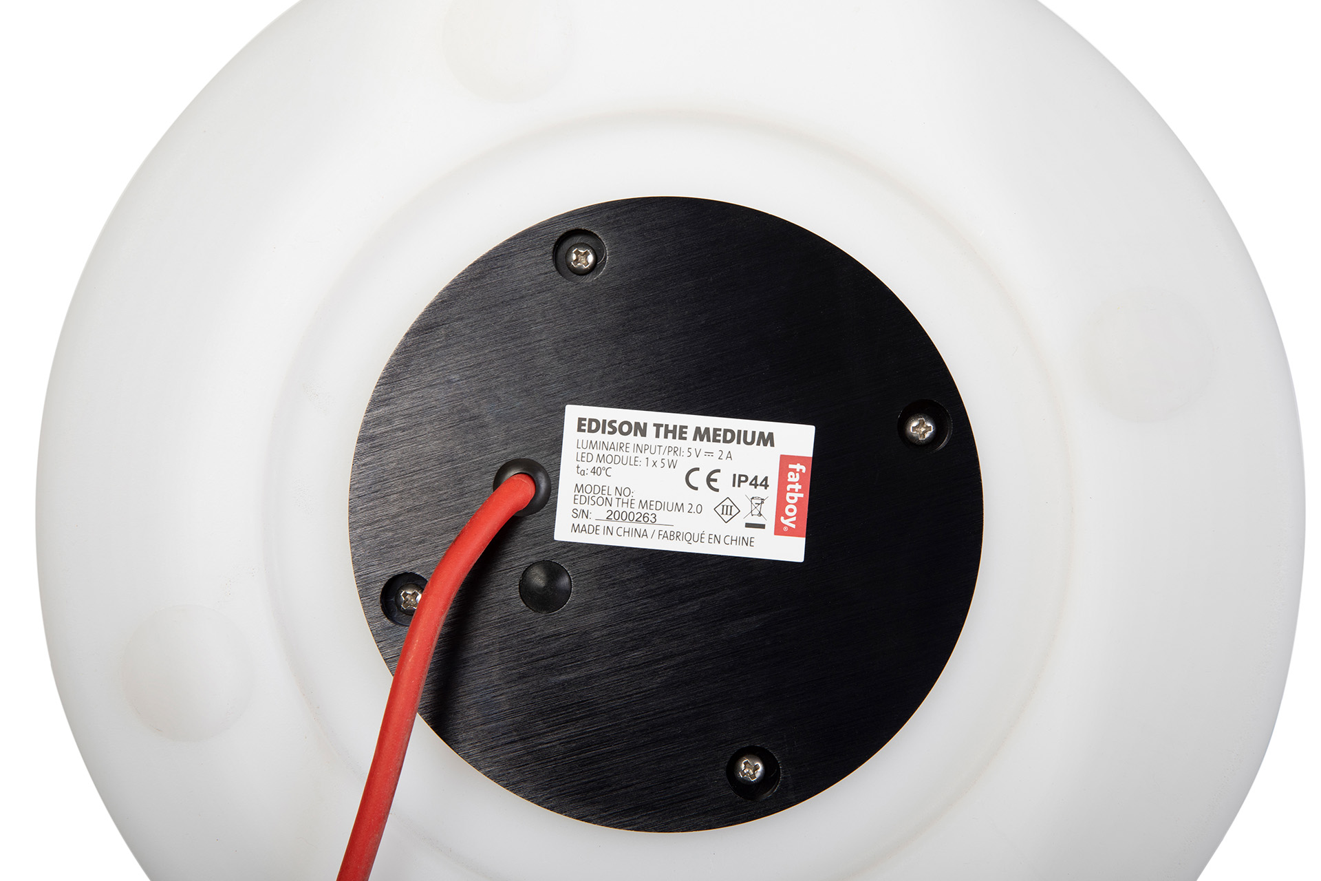 Edison the Medium: A large table lamp suitable for indoors or outdoors | Fatboy