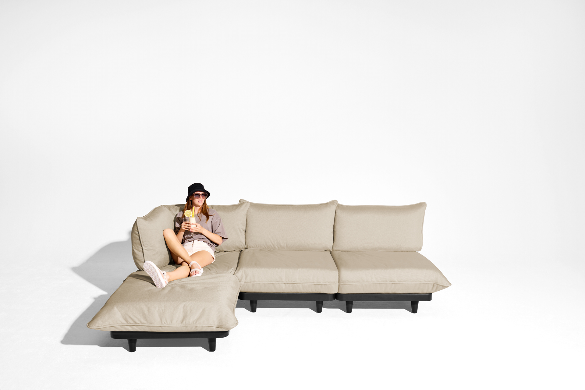 Paletti: eine Paletten-Lounge, um darin zu versinken | Fatboy