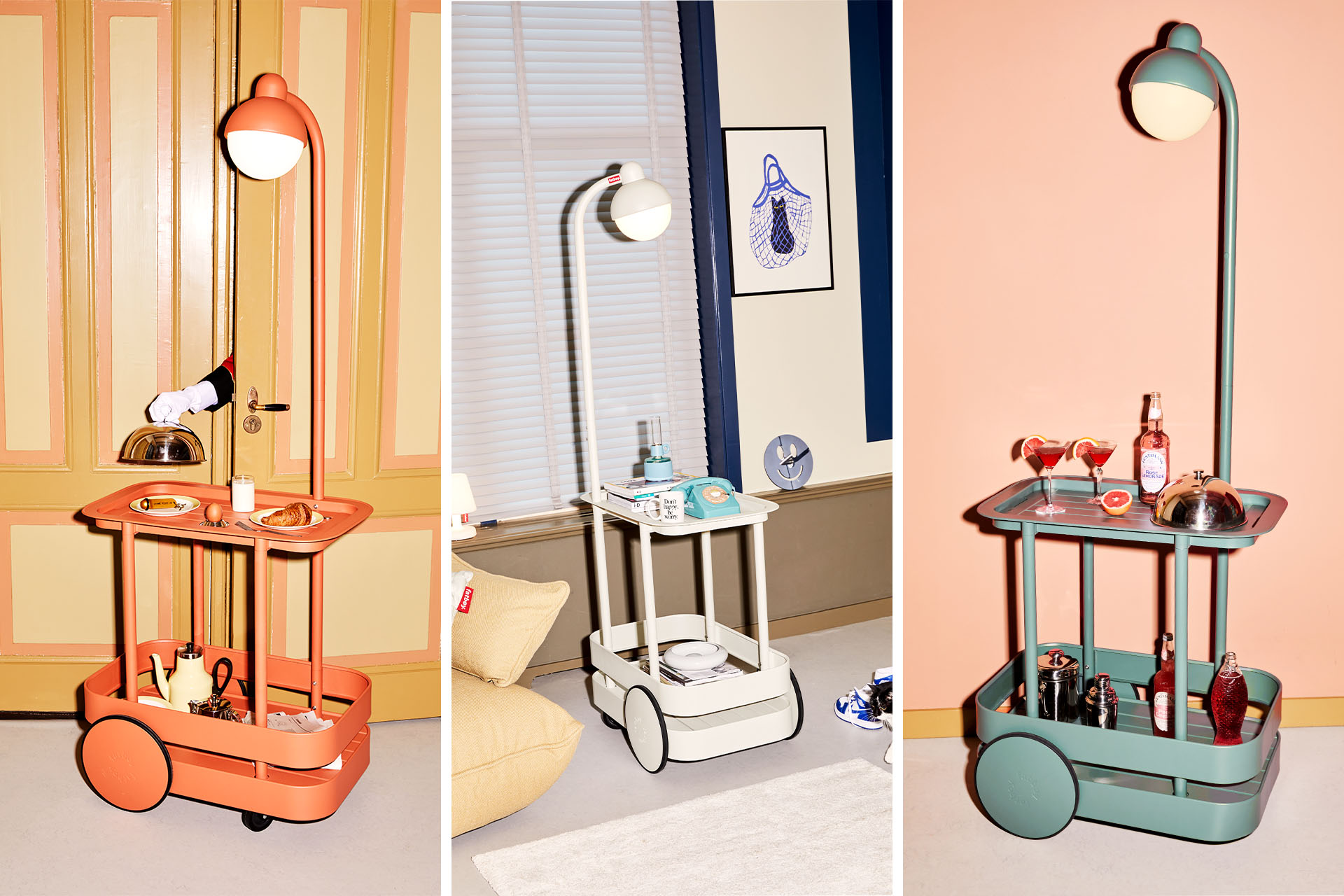 Jolly Trolley, outdoor bar trolley full of surprises | Fatboy