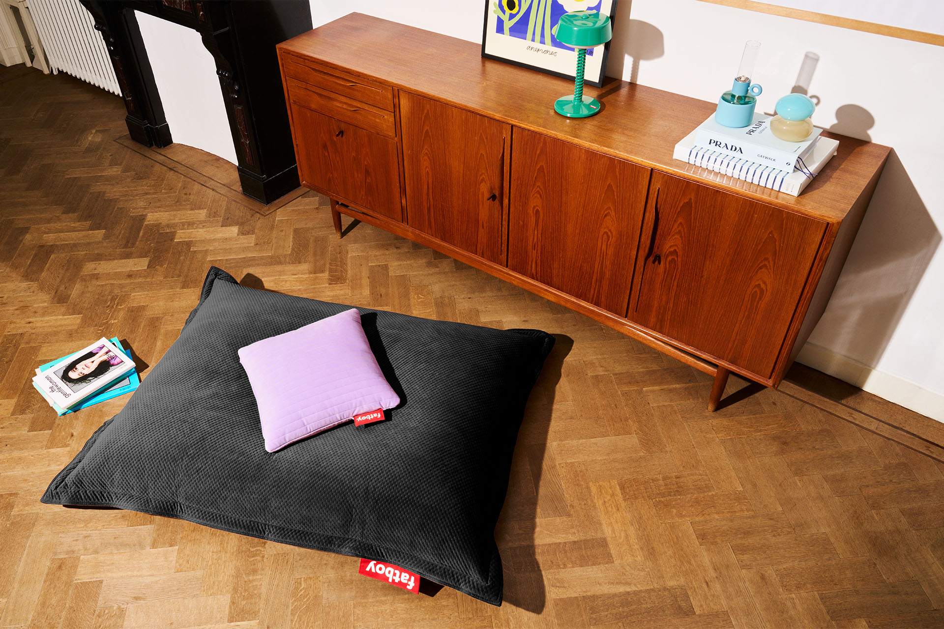 Original Slim Royal Velvet, the fully recycled beanbag | Fatboy