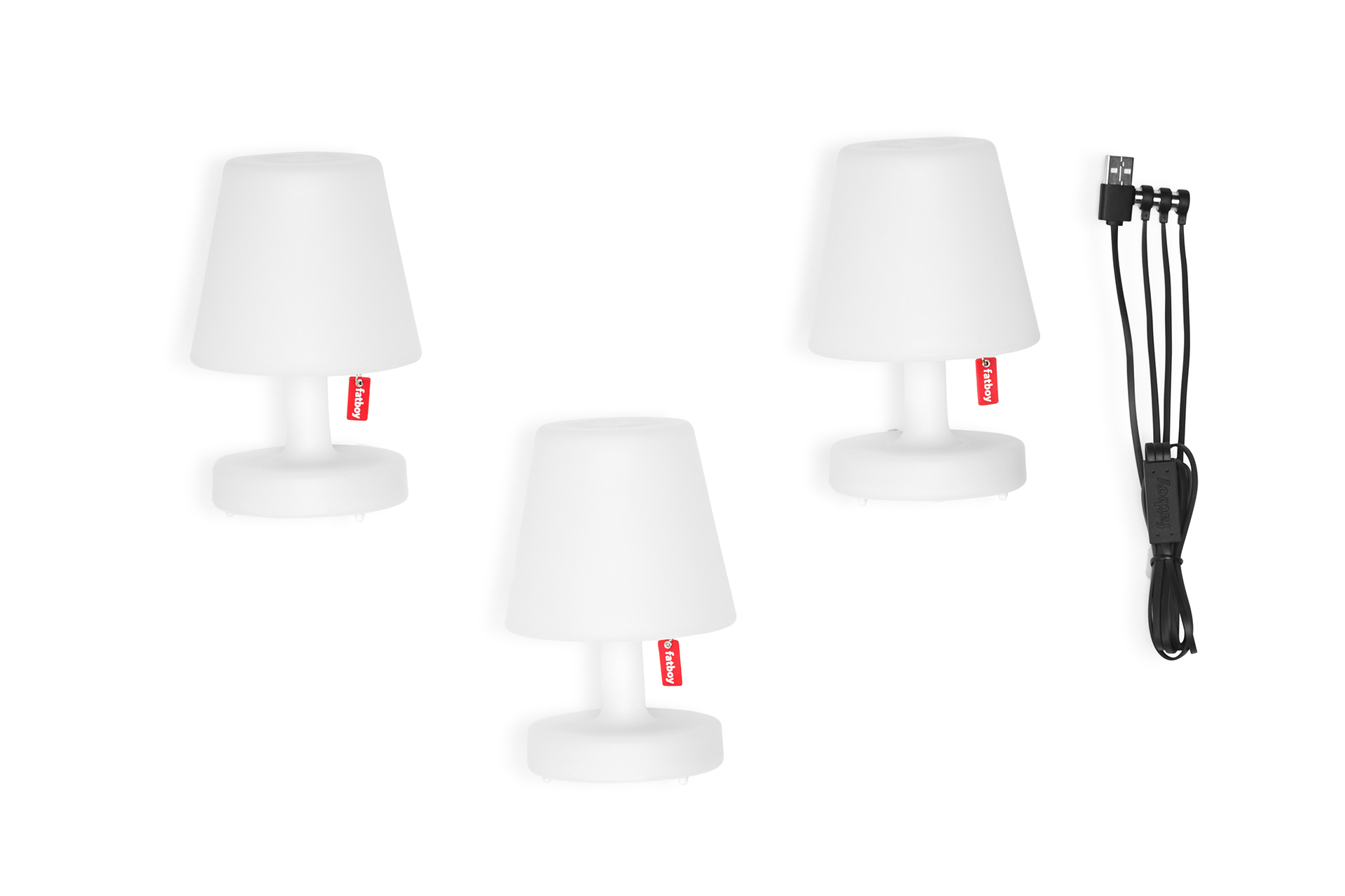 Edison the Mini : la lampe de table blanche rechargeable | Fatboy